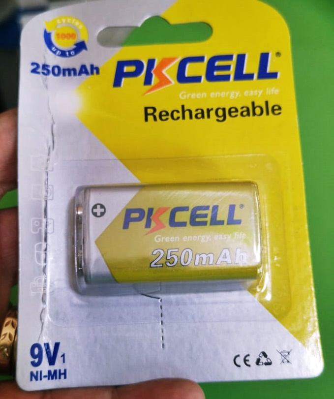 BATERIA PIKCELL 9V 250MAH RECARGABLE.j.j – TJ ELECTRONICA | Electronica ...