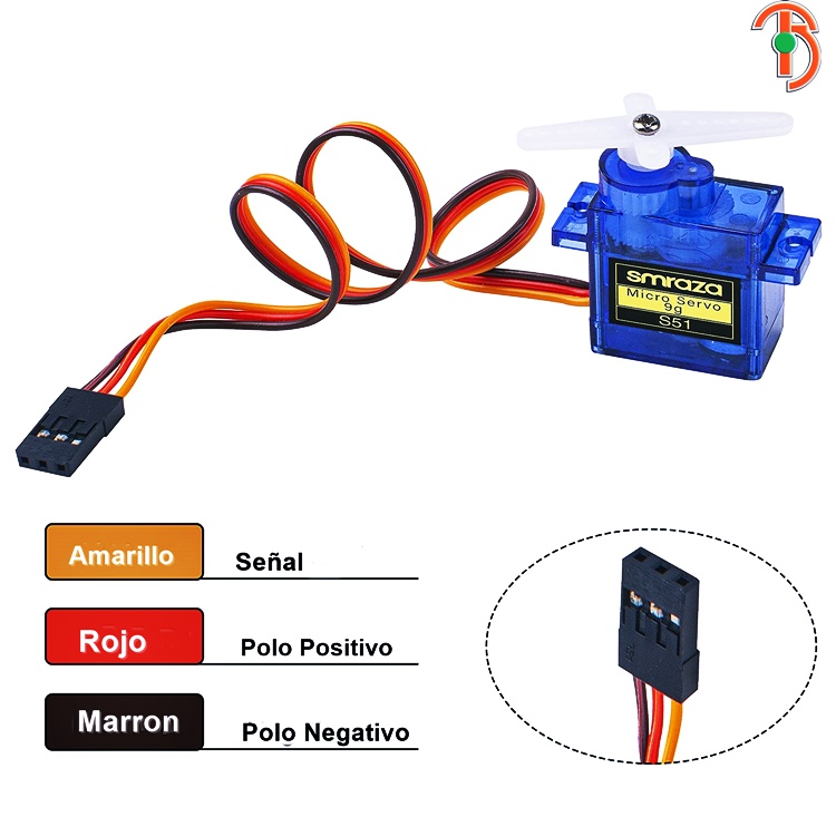 Motor Micro Servo Smraza 9G Ref: SG90 – TJ ELECTRONICA | Electronica en ...